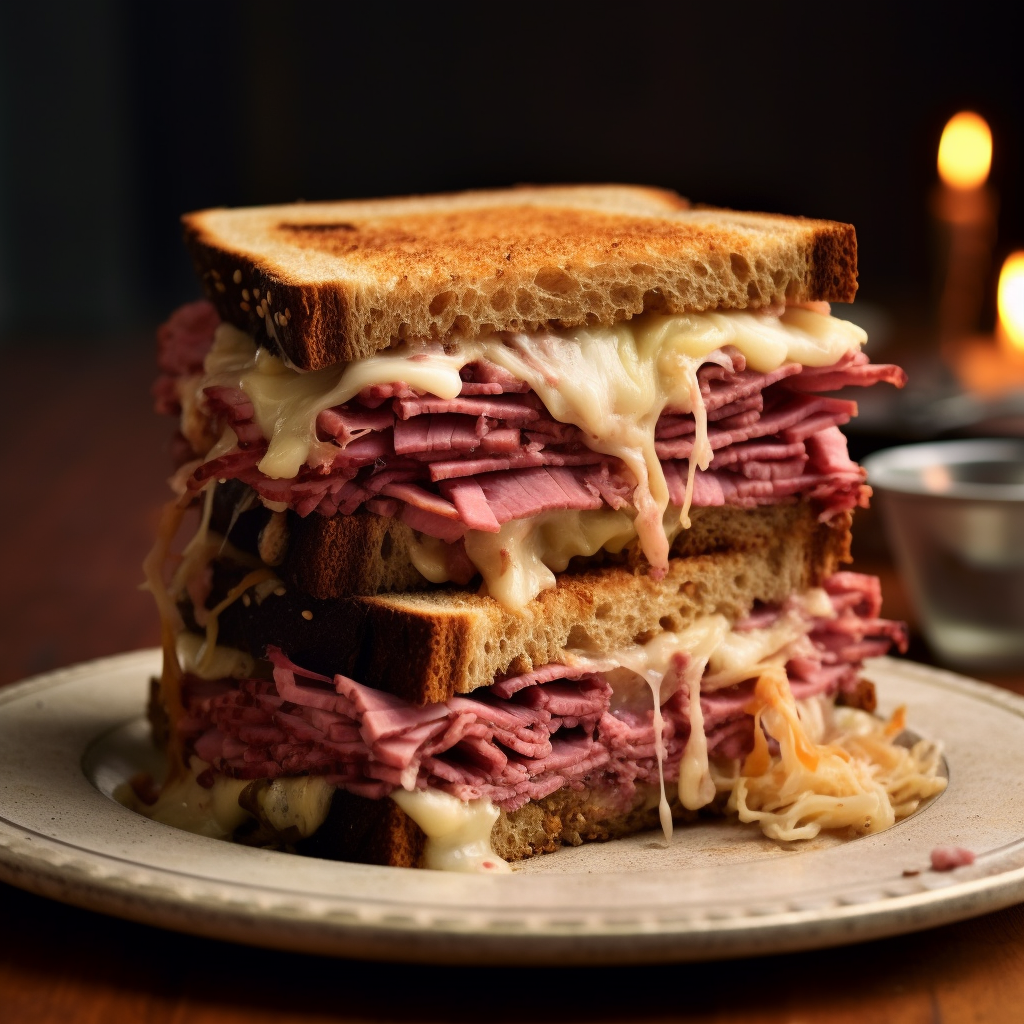 Ein kulinarisches Highlight: Der Reuben Sandwich - Black Hat Coffee